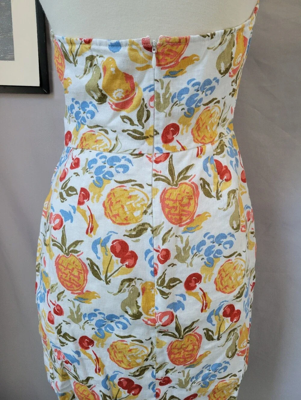 Reformation | Dresses | Reformation Dory Linen Halter Mini Dress Fruit ...